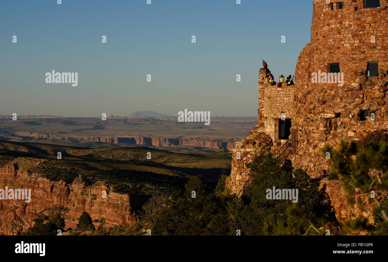 Desert View Watchtower also known as Indian Watchtower on the South Rim ...