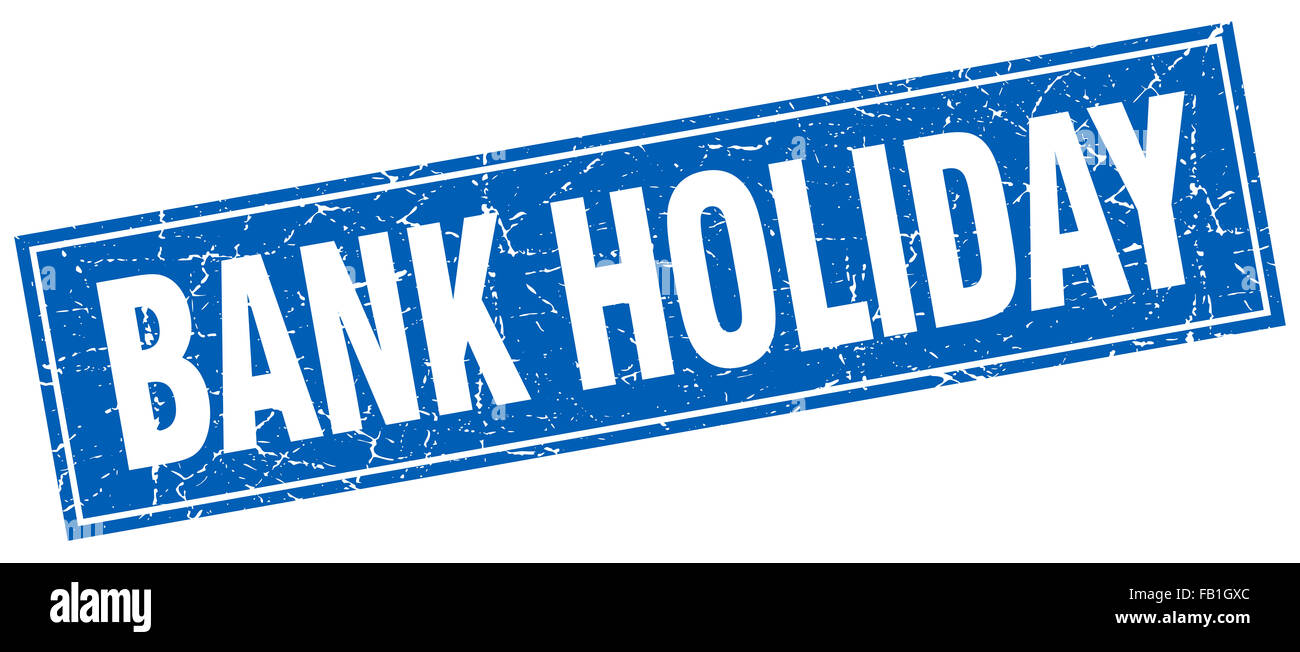 Bank holiday vintage stamp hi-res stock photography and images - Alamy