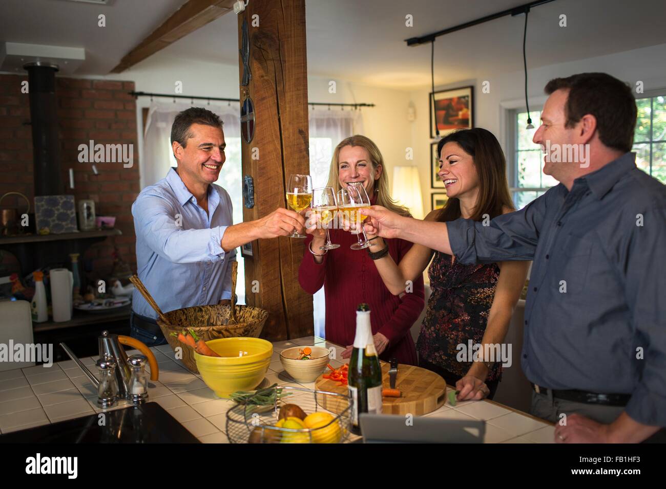 Dinner party toast hi-res stock photography and images - Alamy