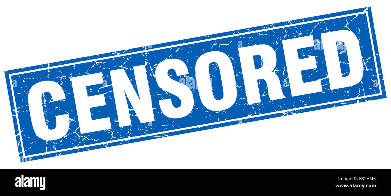 Censored stamp label square hi-res stock photography and images - Alamy