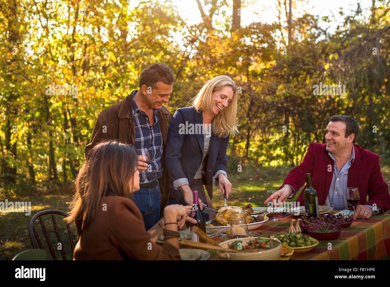 Mature adults at party hi-res stock photography and images - Alamy