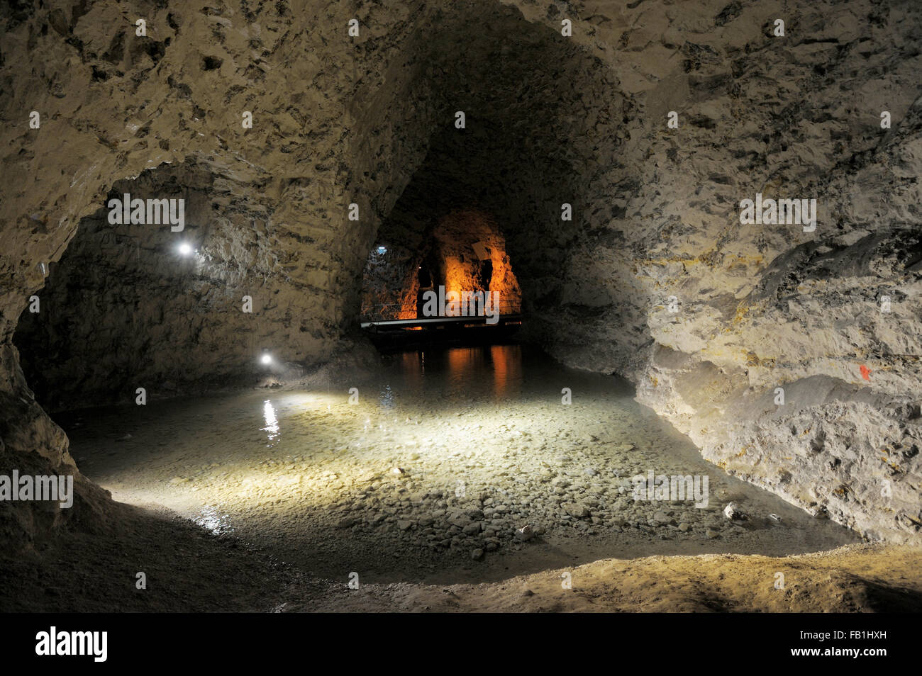 Monsted Limestone Mine (Monsted Kalkgruber), Stoholm, Jylland (Jutland ...