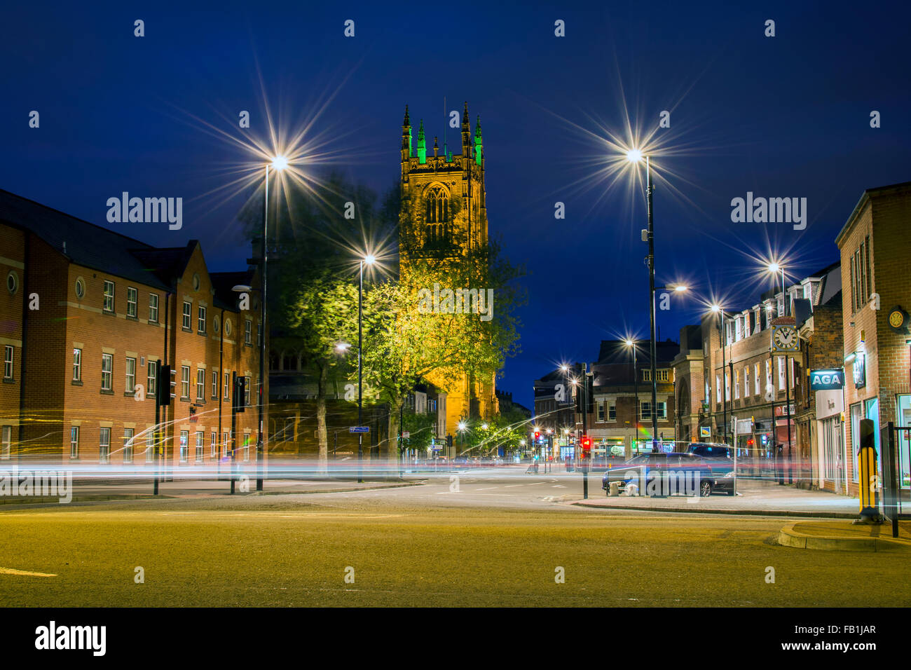 Derby City Centre Long Exposure Stock Photo - Alamy