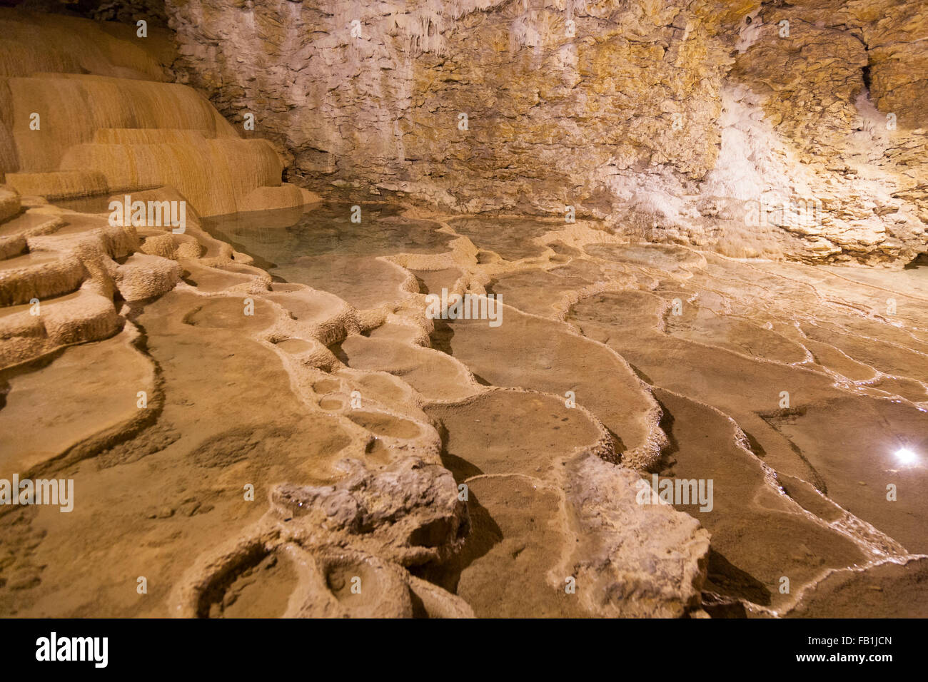 Water fall waterfall cascade and pools & rock formation / formations ...