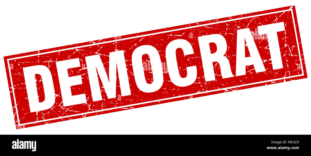 Democrat stamp label square hi-res stock photography and images - Alamy