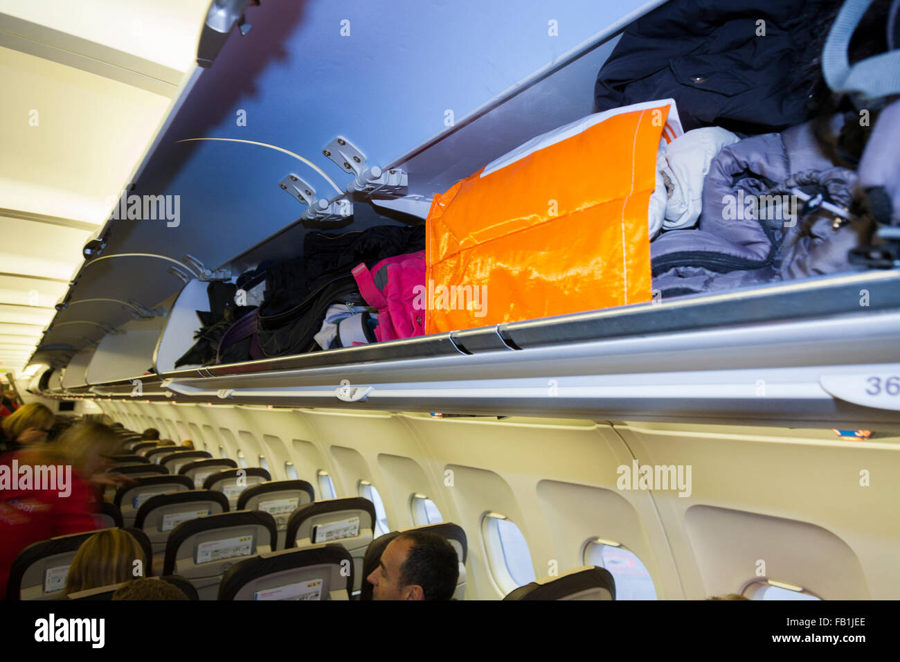 Carry on luggage bag passenger locker High Resolution Stock Photography ...
