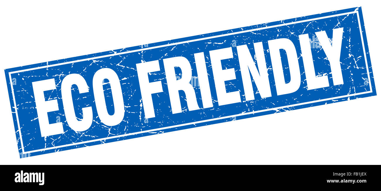 Eco blue grunge stamp hi-res stock photography and images - Alamy