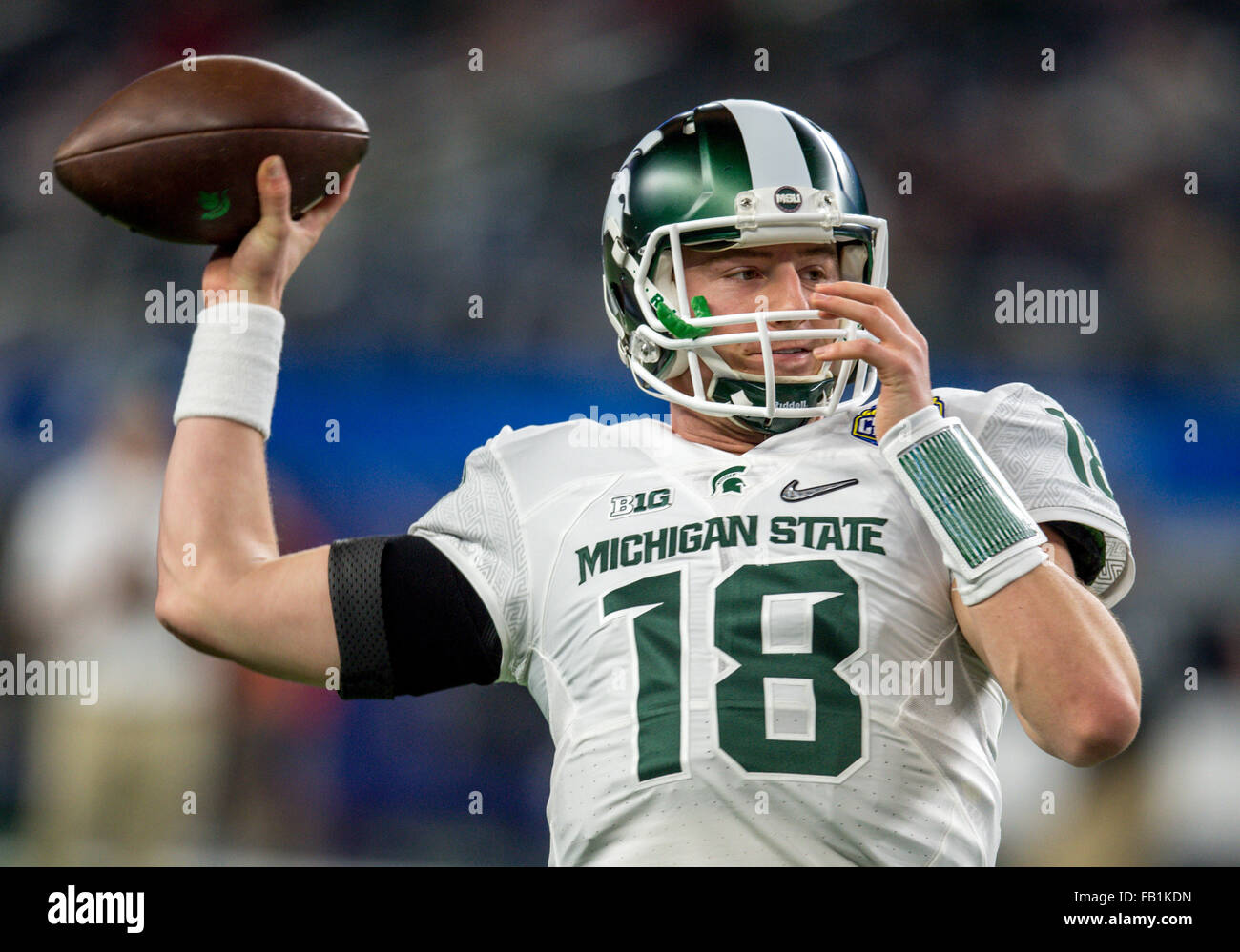 December 31st, 2015: .Michigan State Spartans quarterback Connor Cook ...