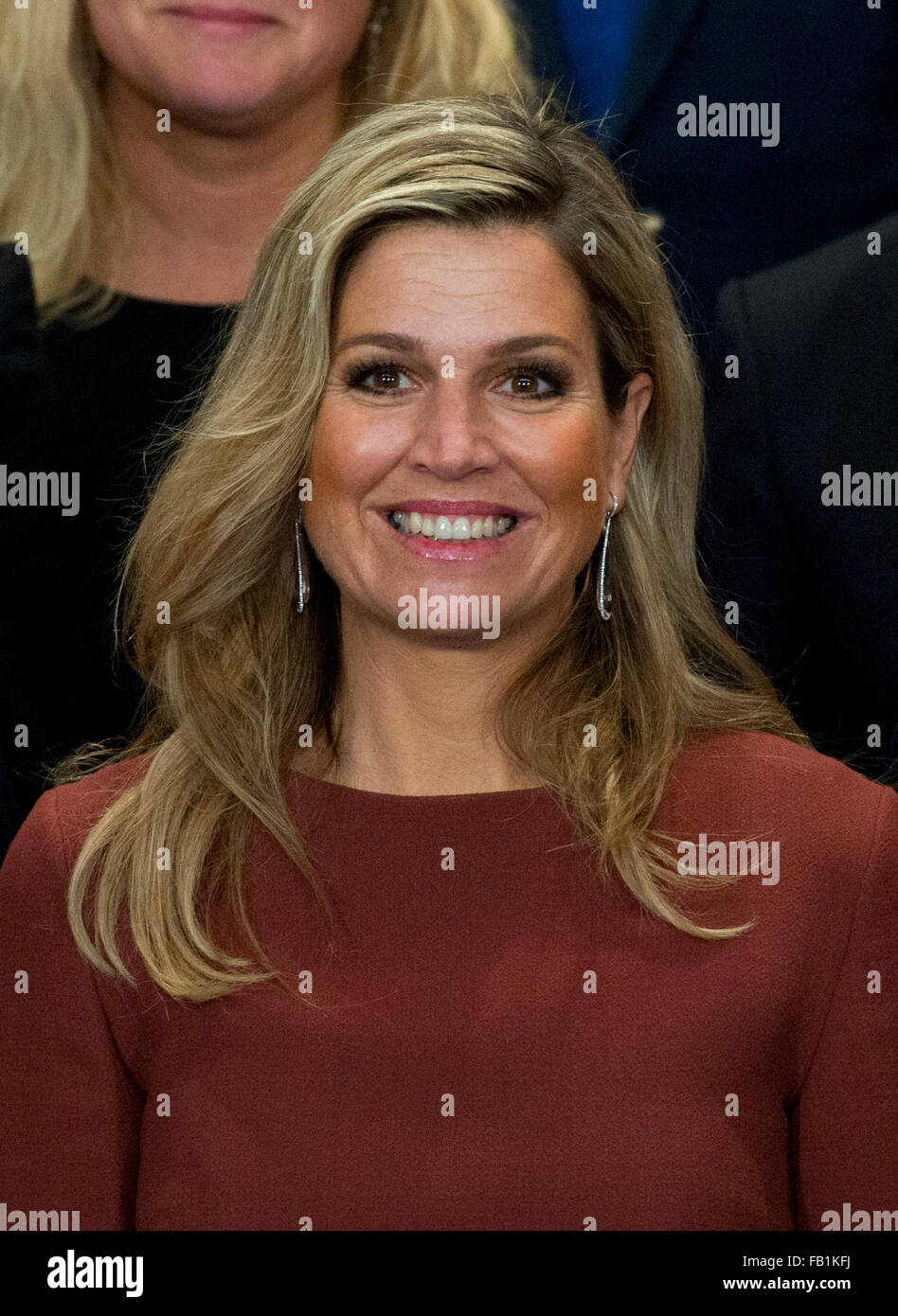 Amsterdam, The Netherlands. 7th Jan, 2016. King Willem-Alexander and ...