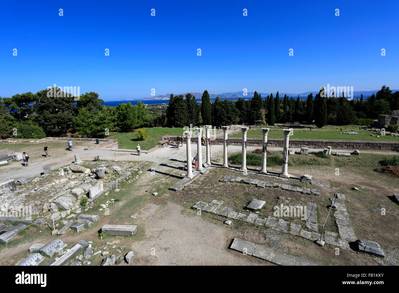 The Asklepeion a healing temple, sacred to the god Asclepius, the ...