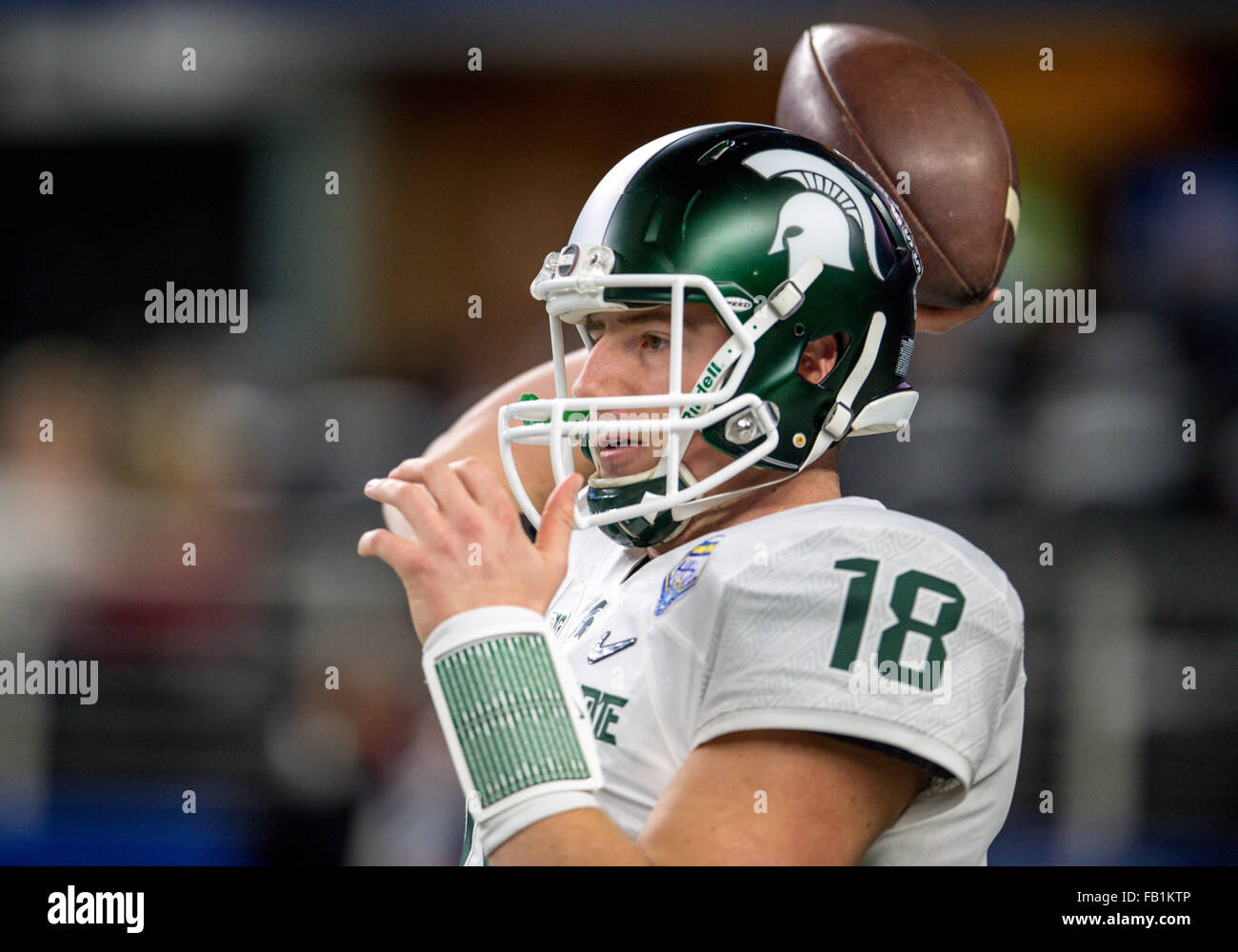 December 31st, 2015: .Michigan State Spartans quarterback Connor Cook ...