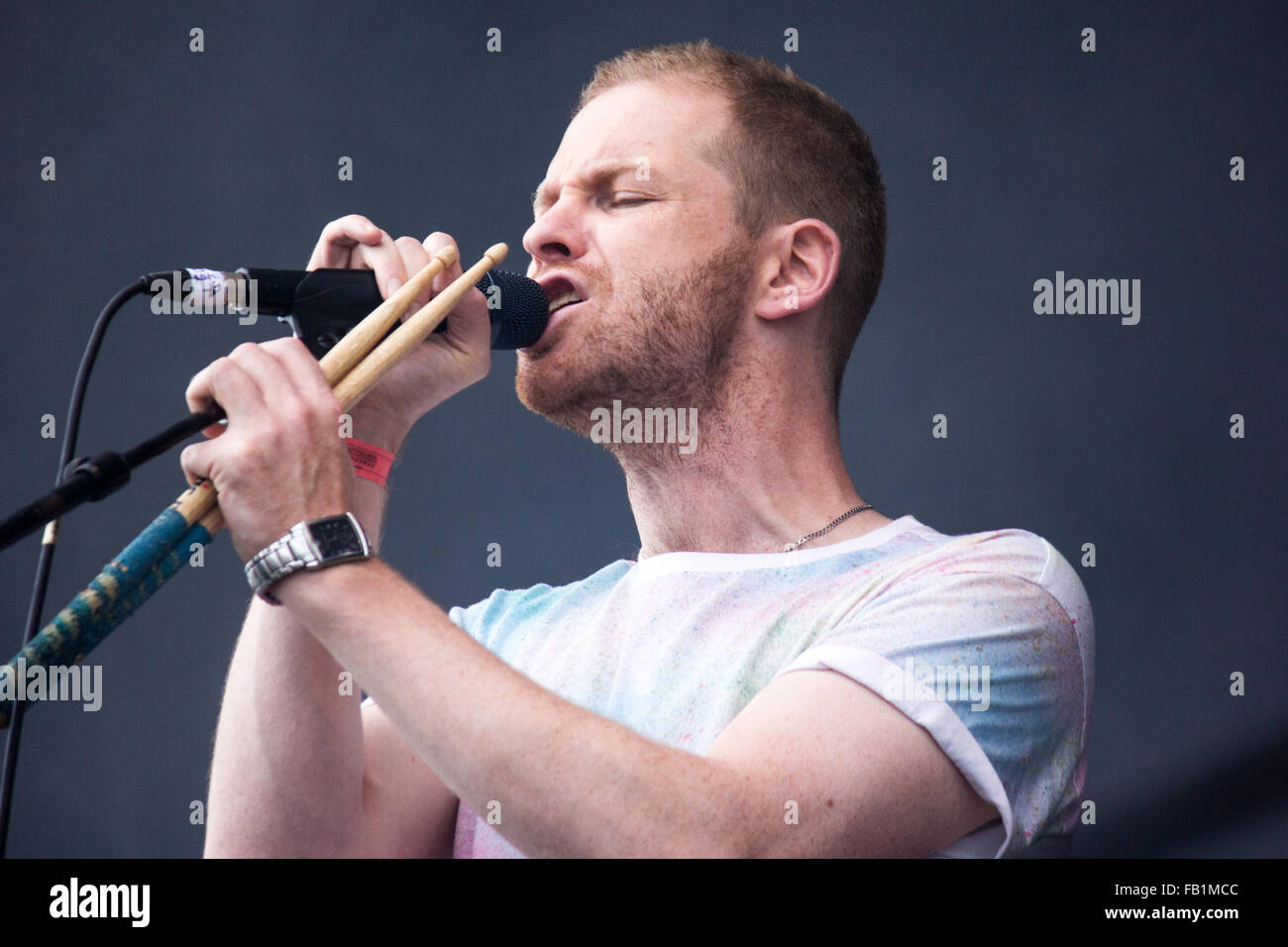 Craig Wellington of The Sunshine Underground performing at Victorious ...