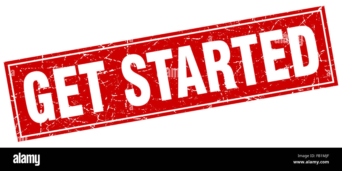 Started stamp sign seal hi-res stock photography and images - Alamy