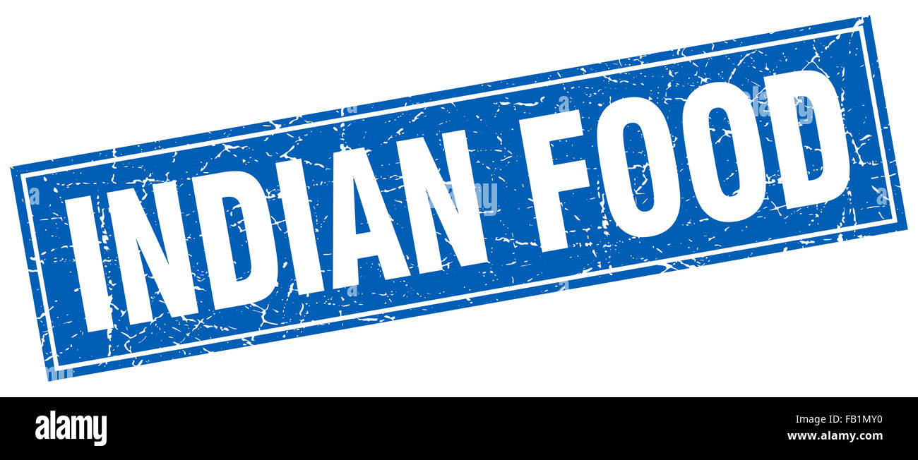 Indian food stamp sign seal hi-res stock photography and images - Alamy