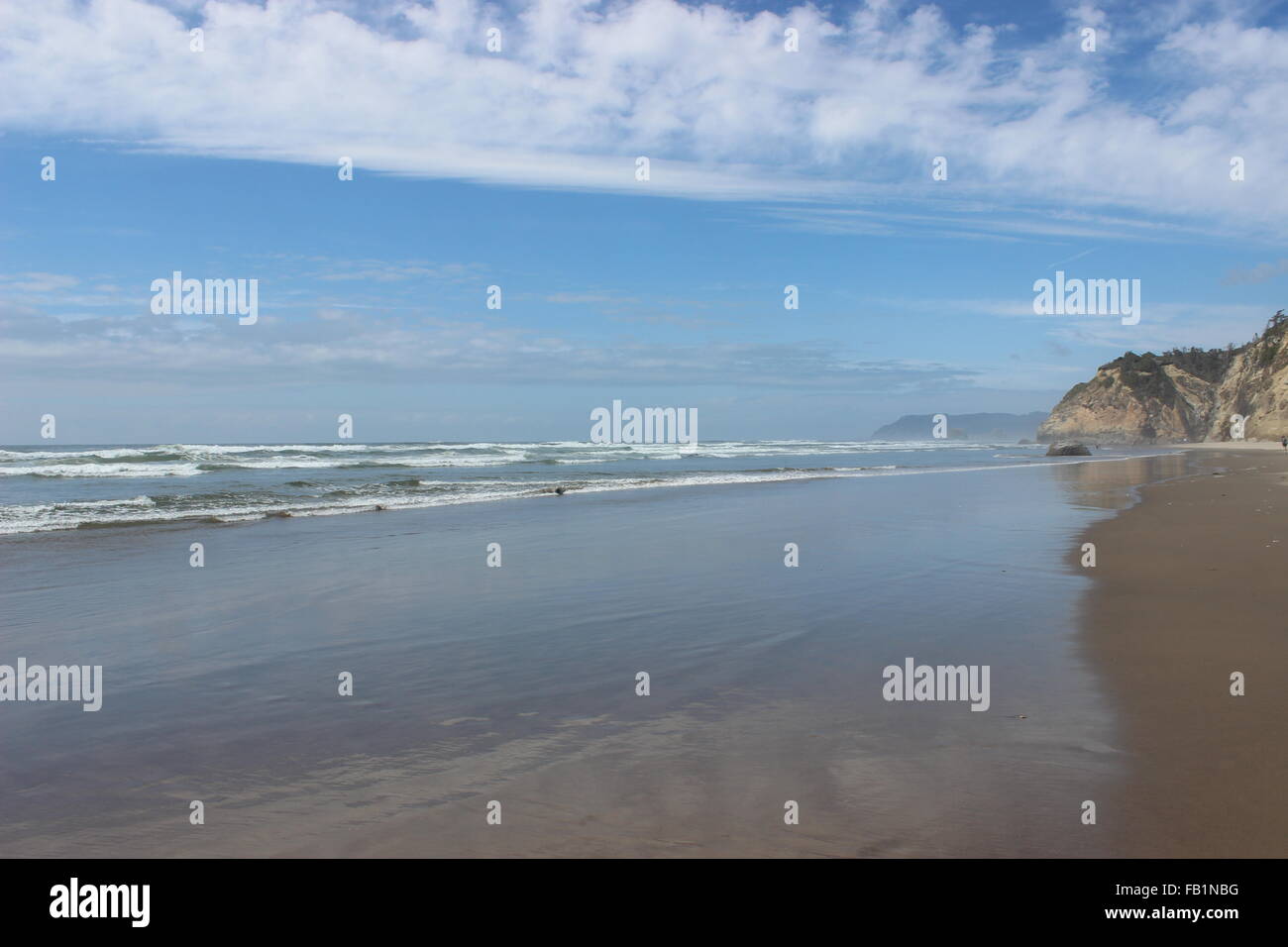 Calm Beach Day Stock Photo - Alamy