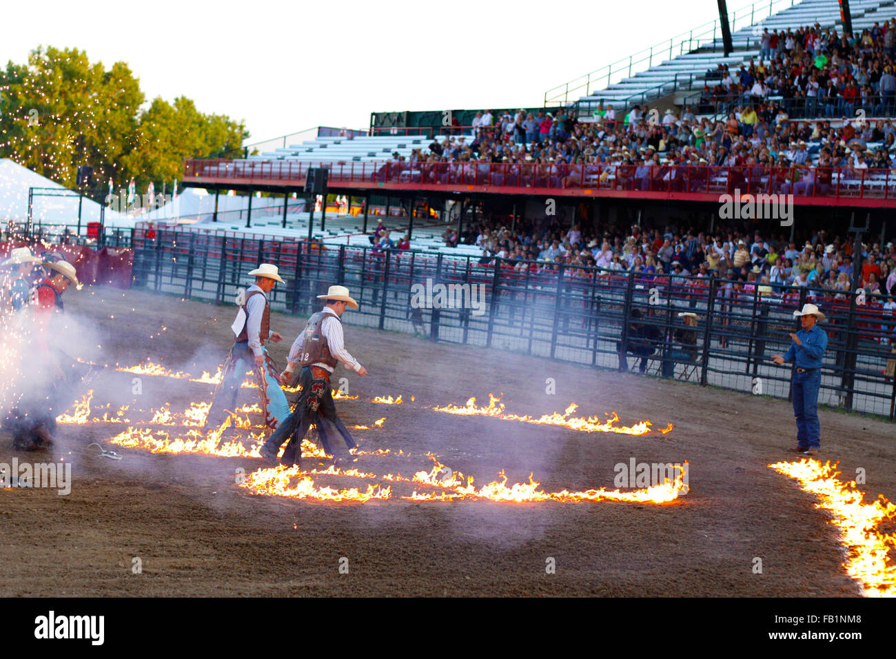 Cheyenne frontier days crowd hi-res stock photography and images - Alamy