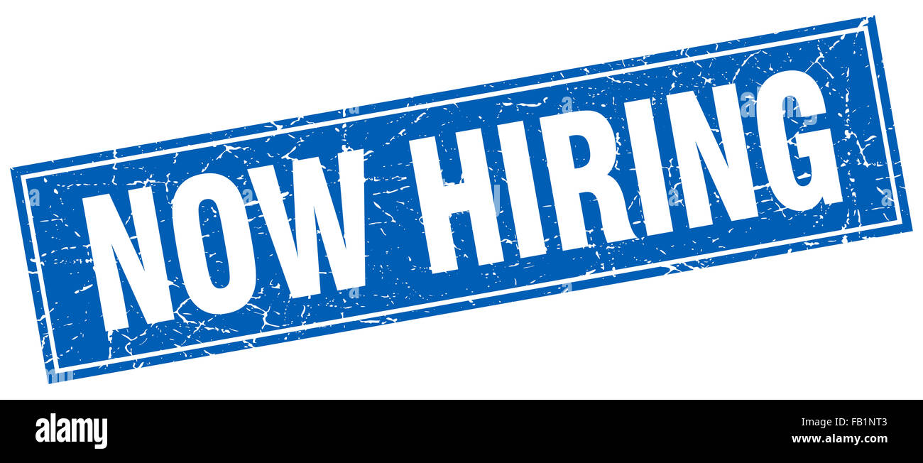 Now hiring square stamp hi-res stock photography and images - Alamy