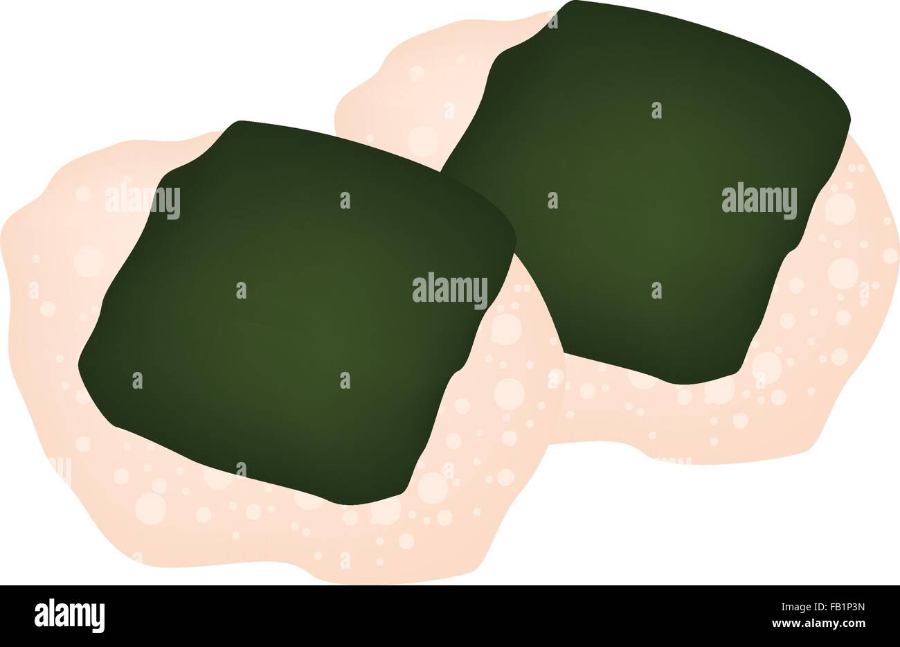 Japanese Traditional Snack, Nori Senbei or Japanese Rice Crackers ...