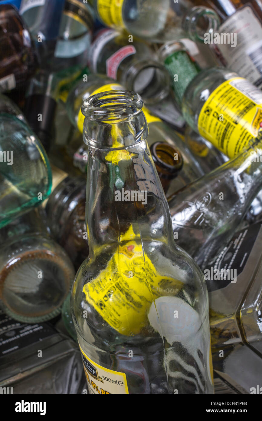 Empty Alcohol Bottles House High Resolution Stock Photography and ...