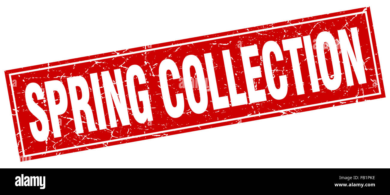 Spring collection square stamp hi-res stock photography and images - Alamy