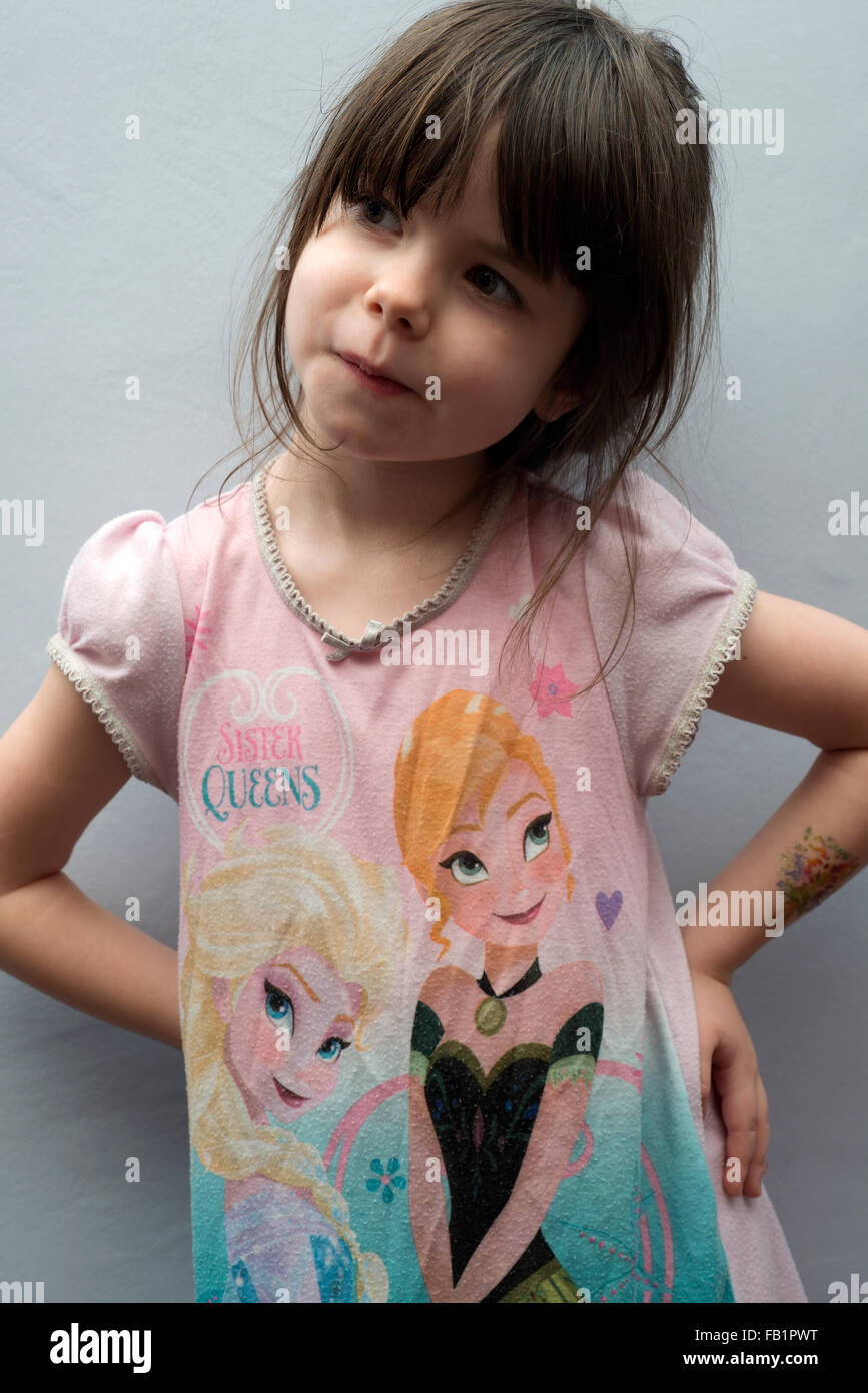 3-year old girl Stock Photo - Alamy