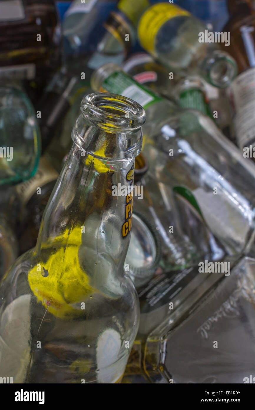 Empty Alcohol Bottles House High Resolution Stock Photography and ...
