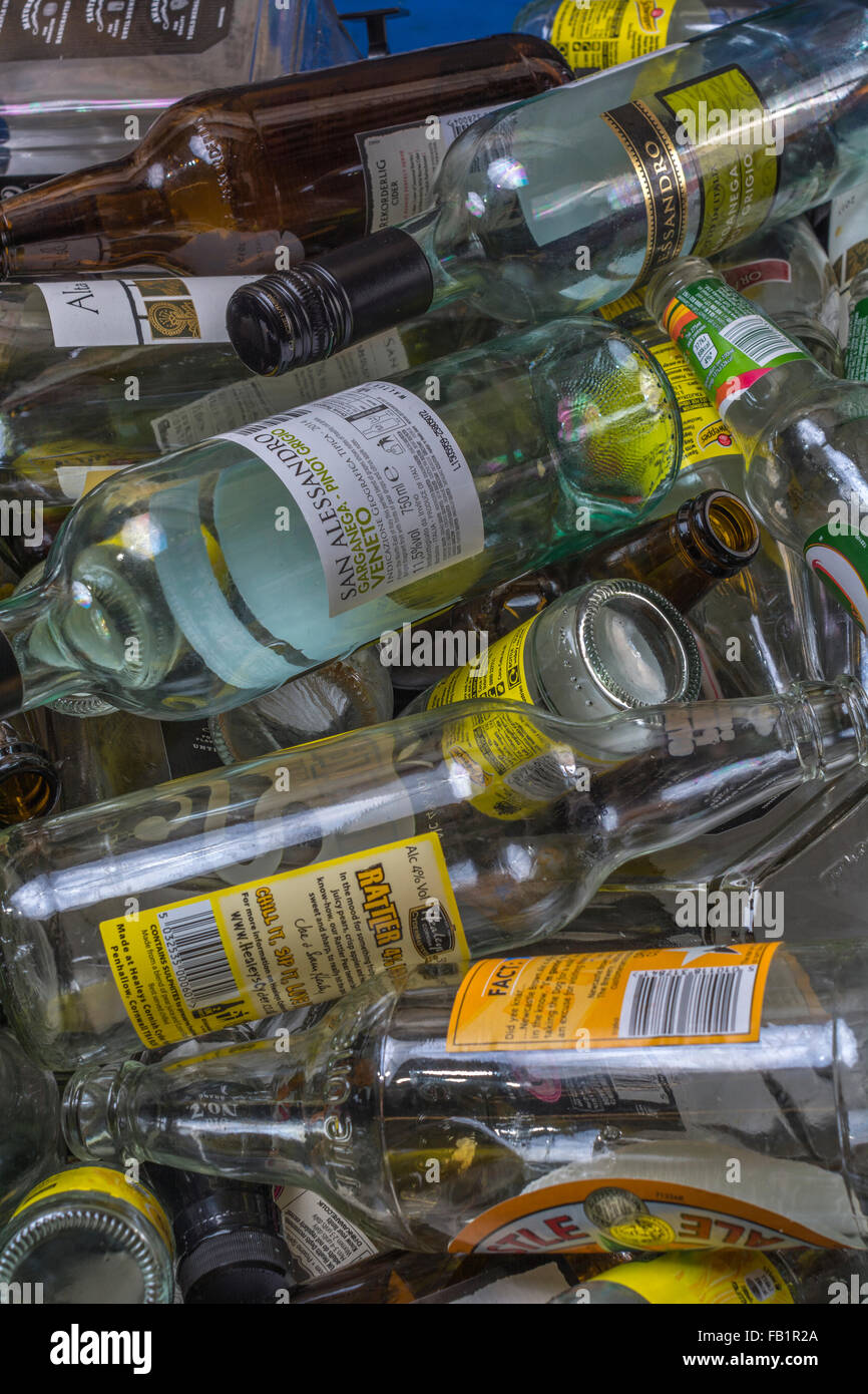 Empty Alcohol Bottles House High Resolution Stock Photography and ...
