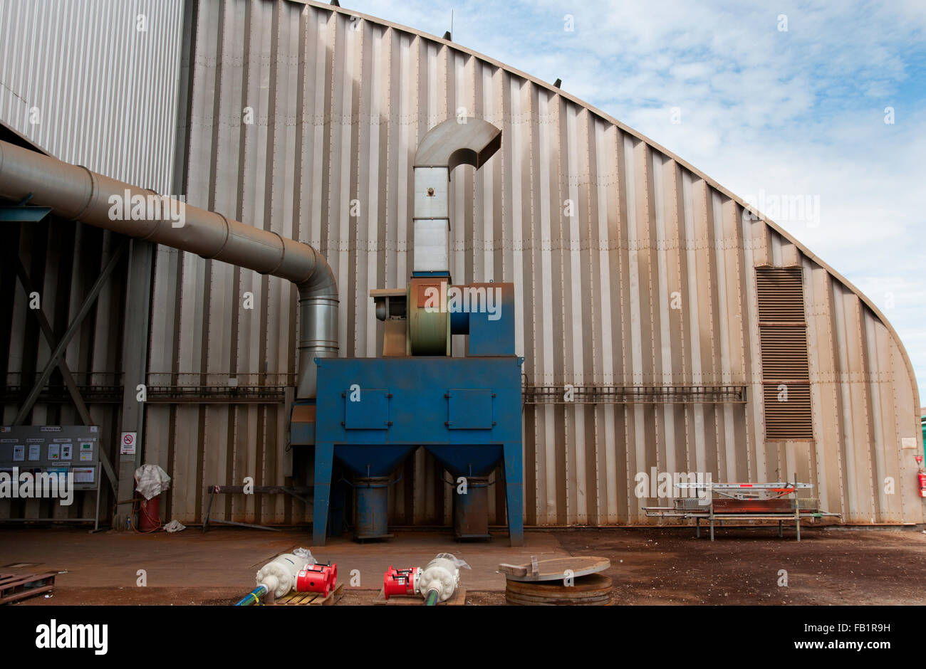 Industrial design in a fabrication yard in Karimun, Indonesia Stock ...