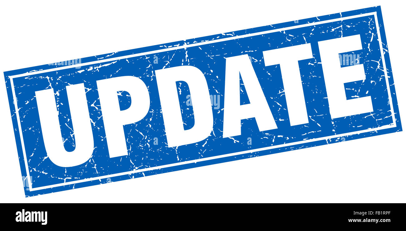 Update stamp square grunge hi-res stock photography and images - Alamy