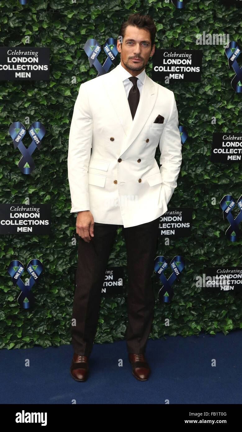 Jun 12, 2015 - London, England, UK - David Gandy attending One For The ...