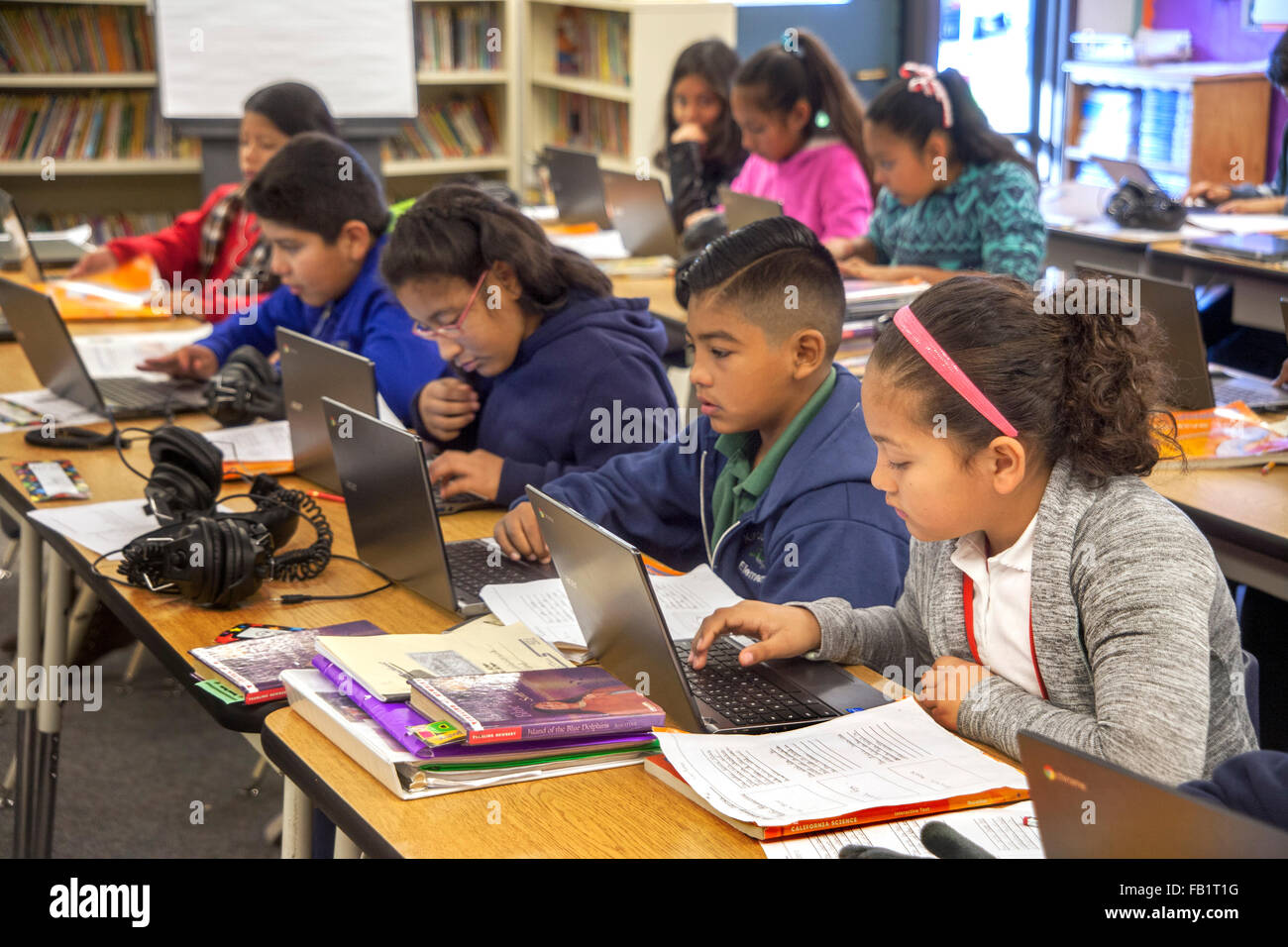 Hispanic Elementary School Students