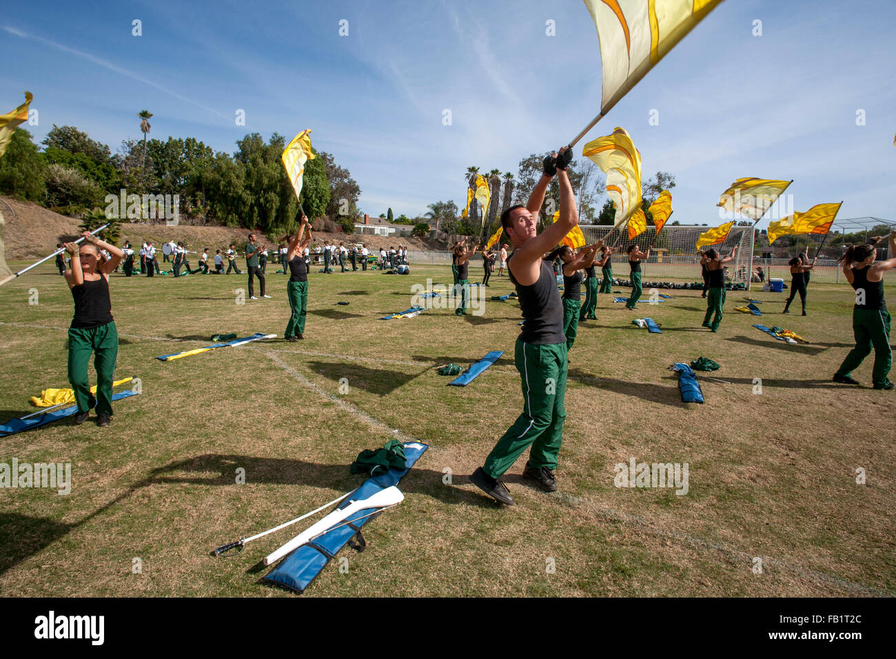 High school marching band banner hi-res stock photography and images ...
