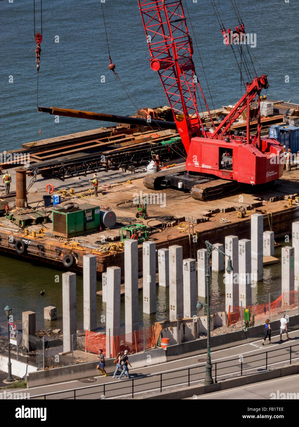 Man and woman on barge man and woman on barge hi-res stock photography ...