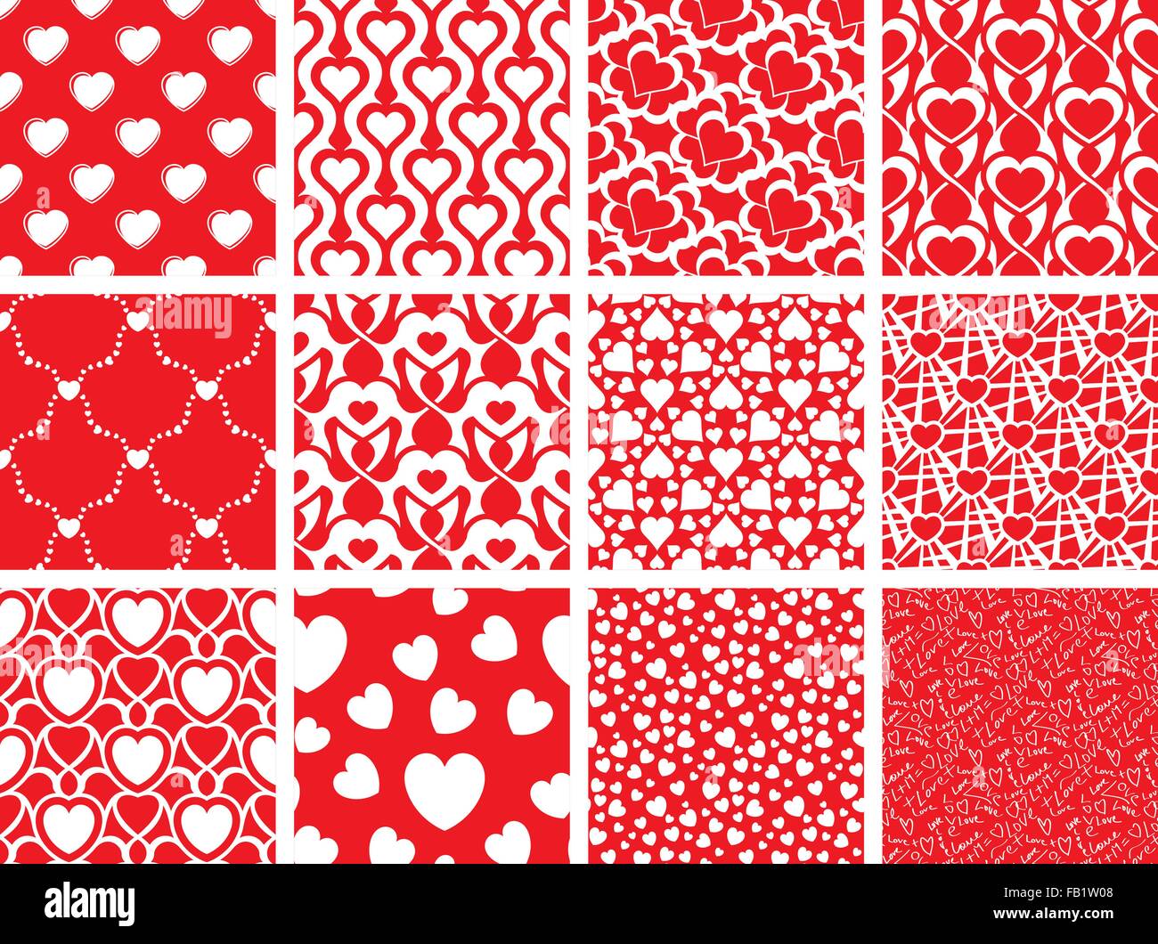 Seamless pattern collection Stock Vector Image & Art - Alamy