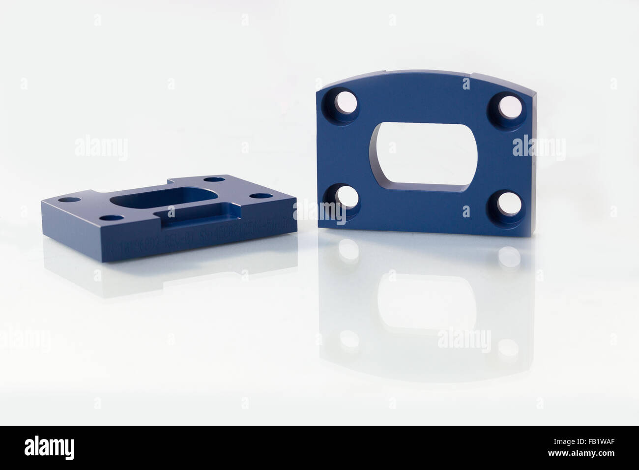 Industrial precision made component with reflections Stock Photo - Alamy