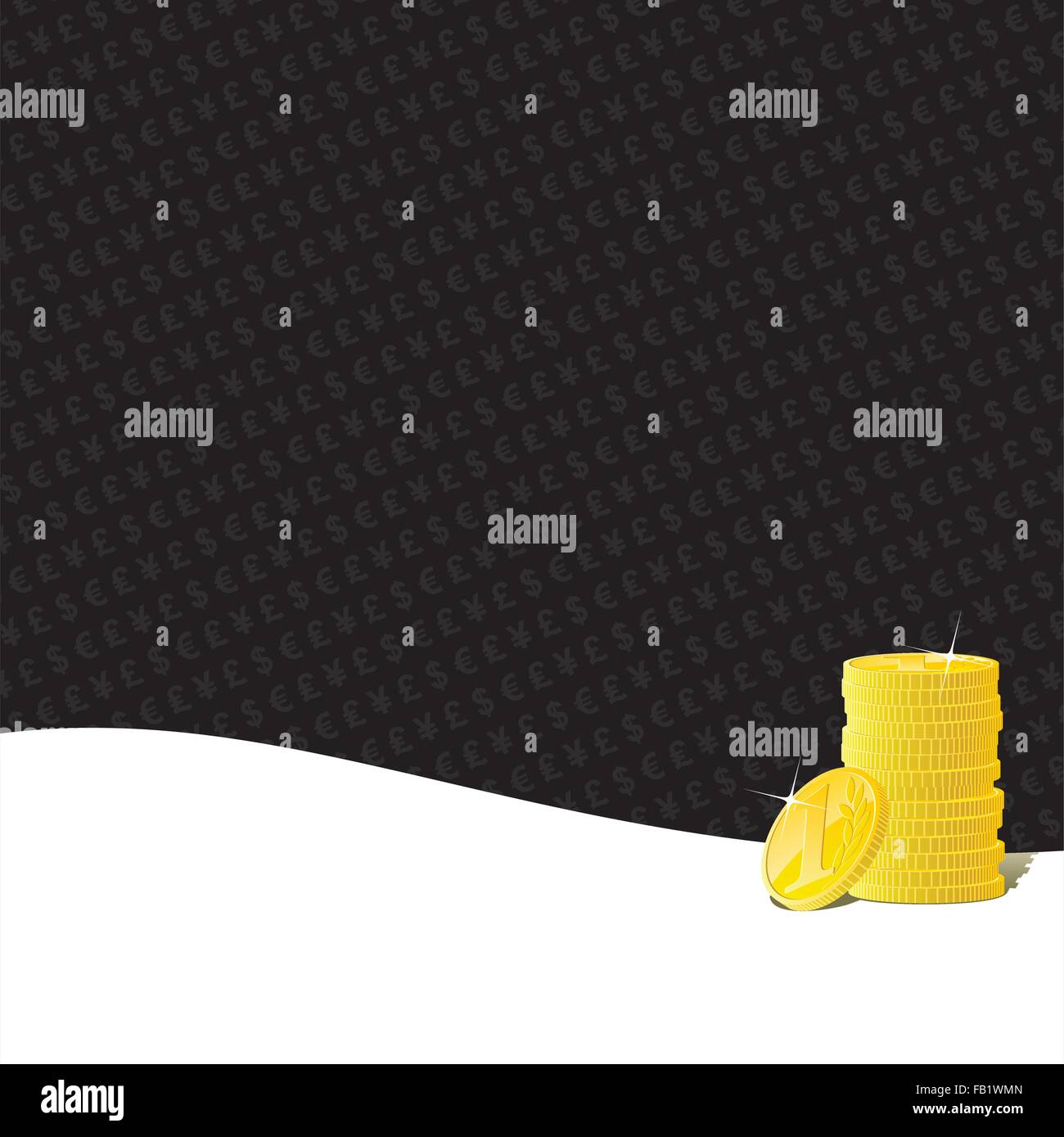 Banner background many pile Stock Vector Images - Alamy