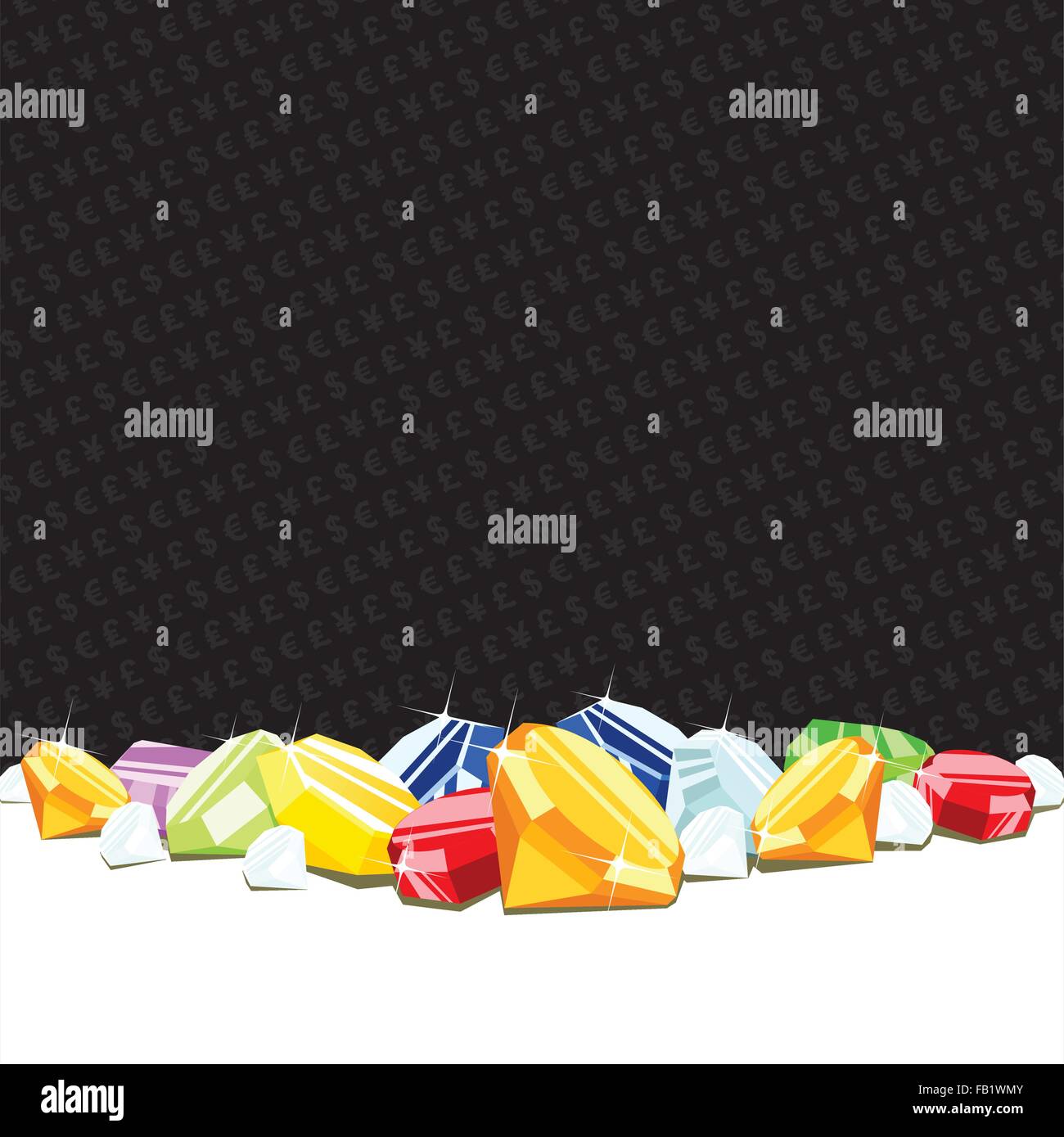 Gemstones and diamonds gambling background Stock Vector Image & Art - Alamy