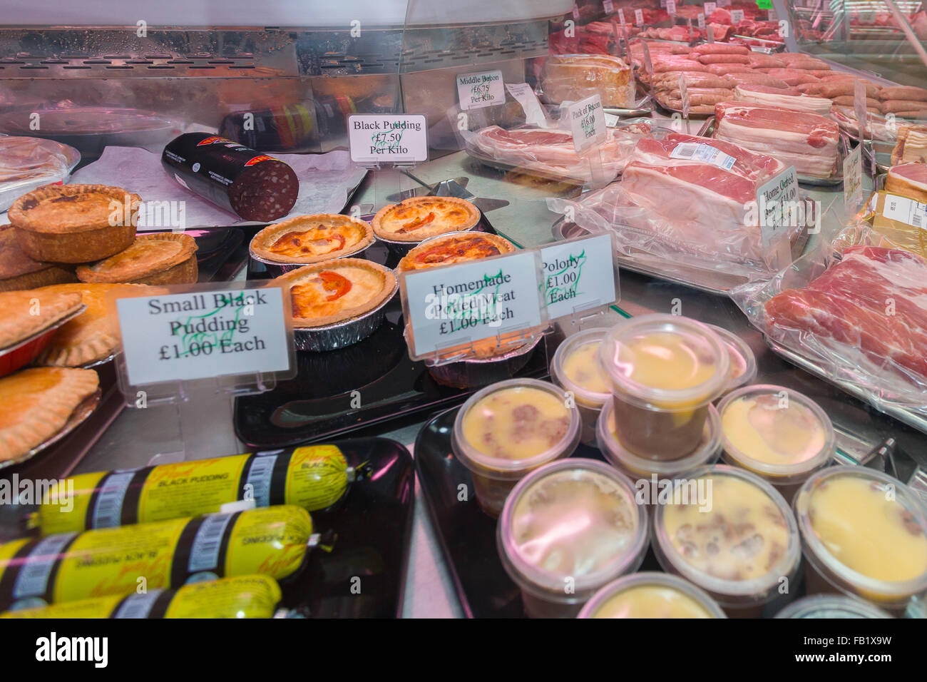 Food display area hi-res stock photography and images - Alamy