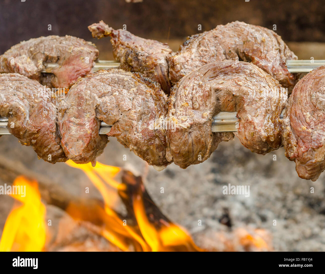Filet steak - Picanha, traditional Brazilian barbecue Stock Photo - Alamy