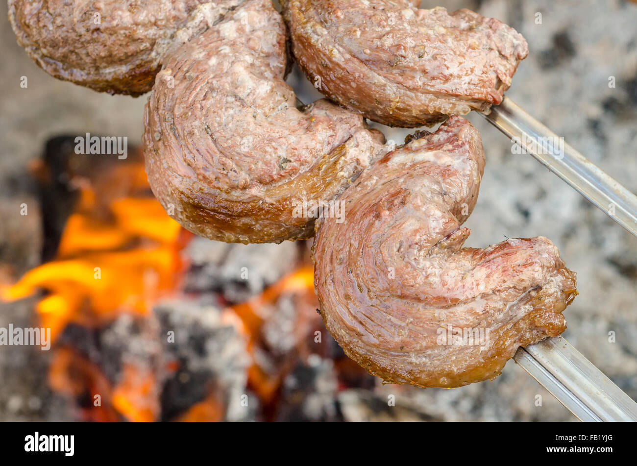Filet steak - Picanha, traditional Brazilian barbecue Stock Photo - Alamy