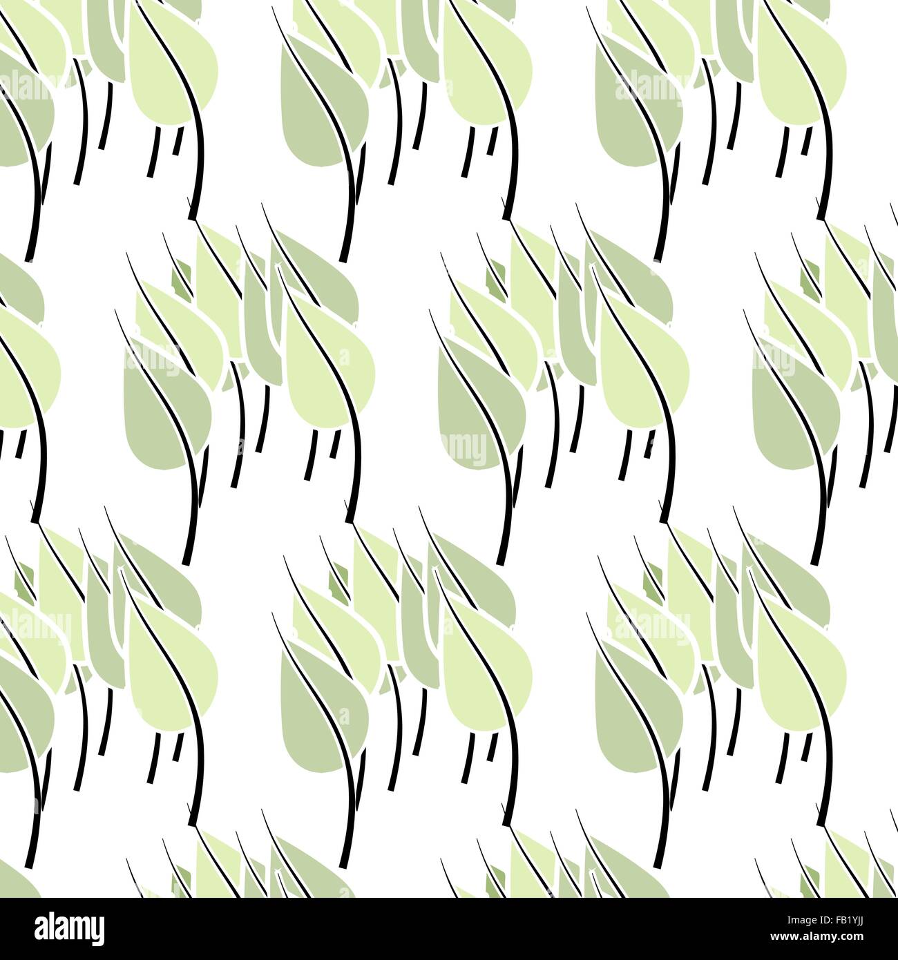 Green seamless texture with green leaves Stock Vector Image & Art - Alamy