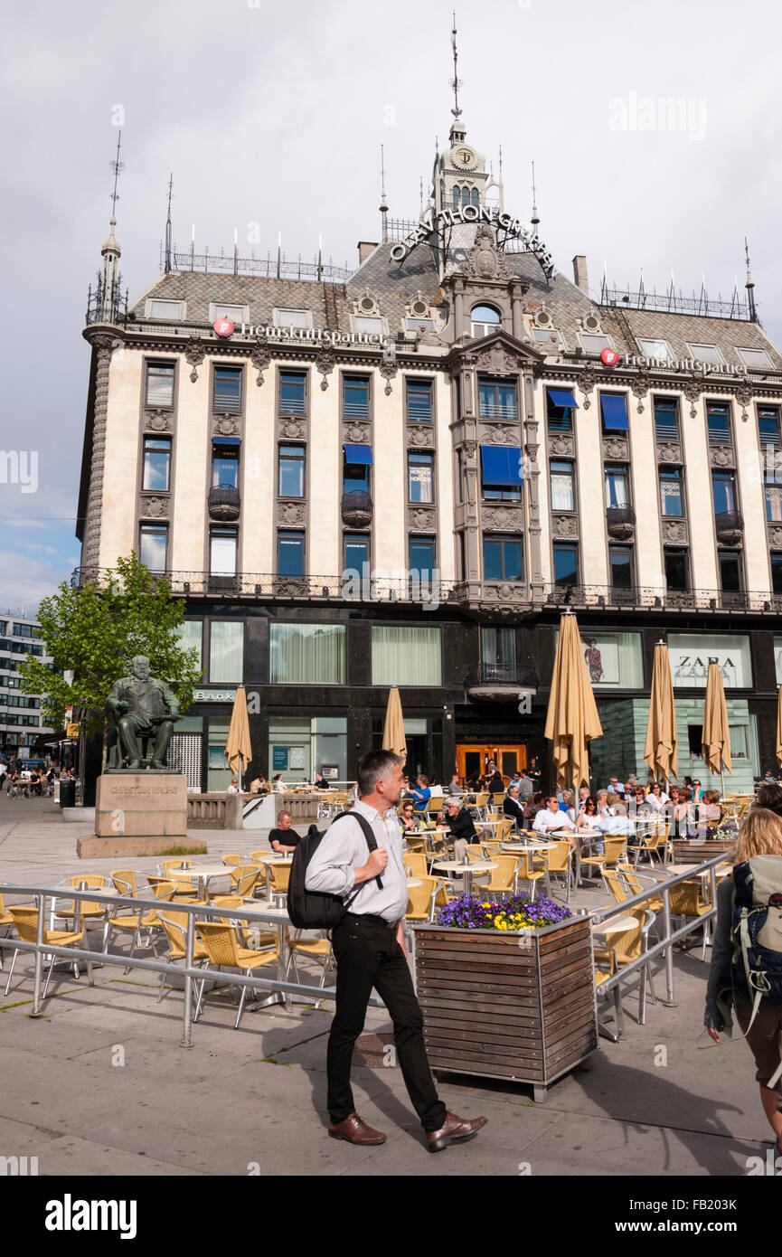 Karl Johans Gate, Oslo, Norway Stock Photo - Alamy