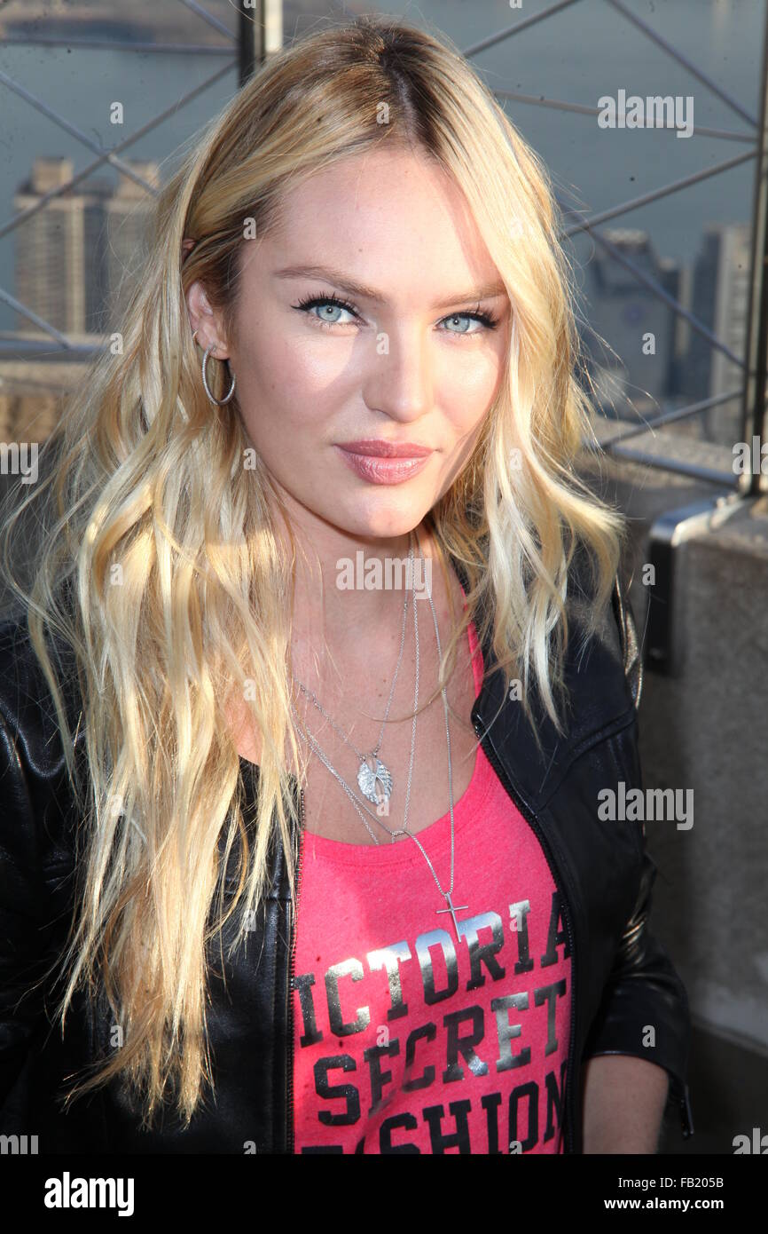Candice Swanepoel promoting Victoria's Secret Fashion Show 2015 at the ...