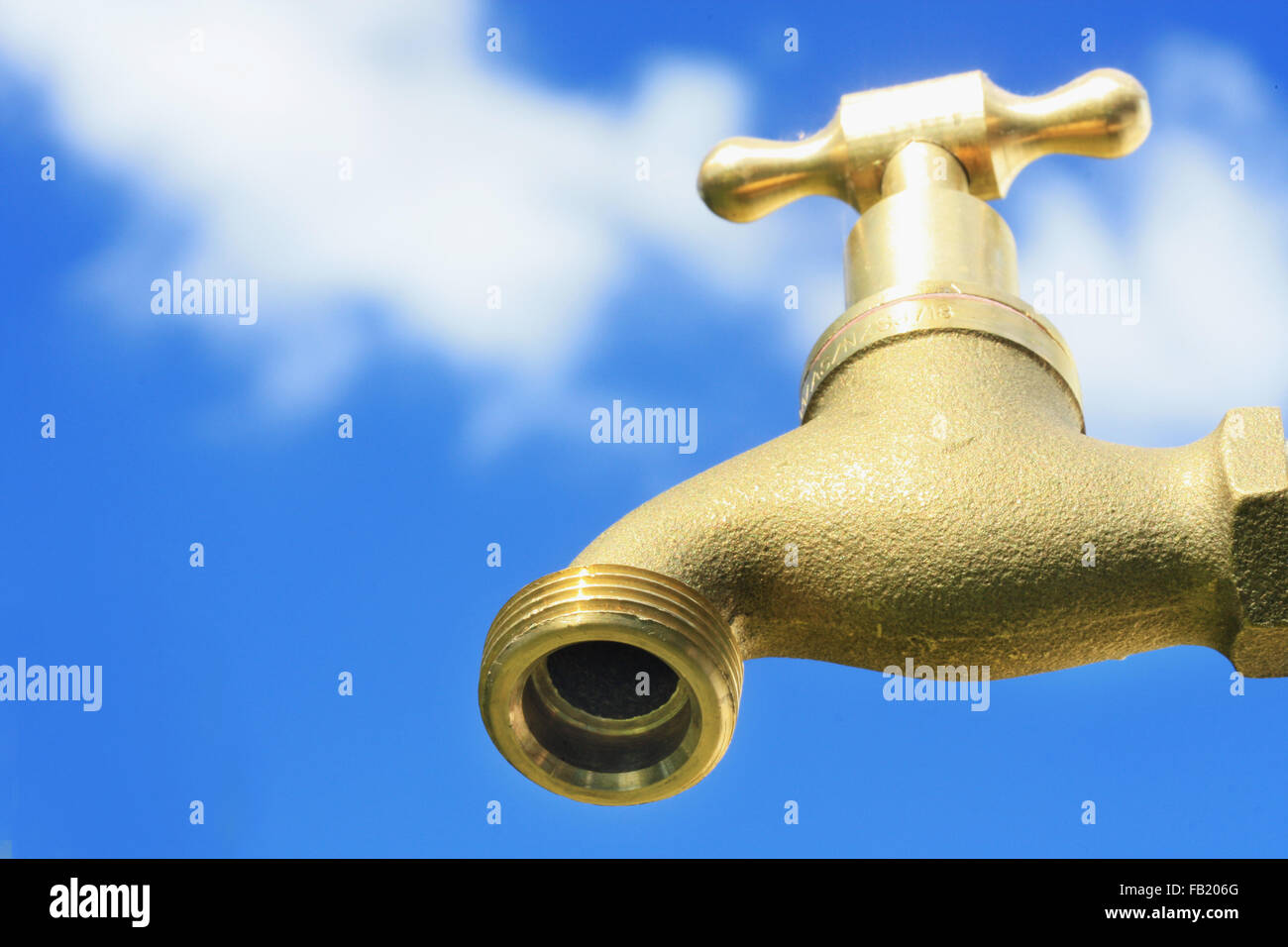 Brass garden tap hi-res stock photography and images - Alamy