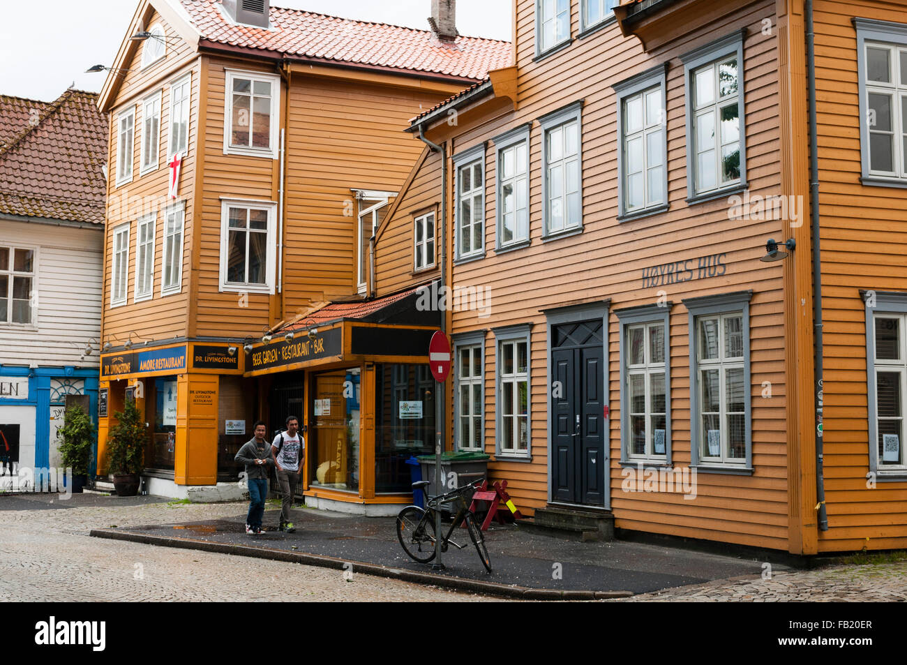 Norway bergen kong oscars gate hi-res stock photography and images - Alamy