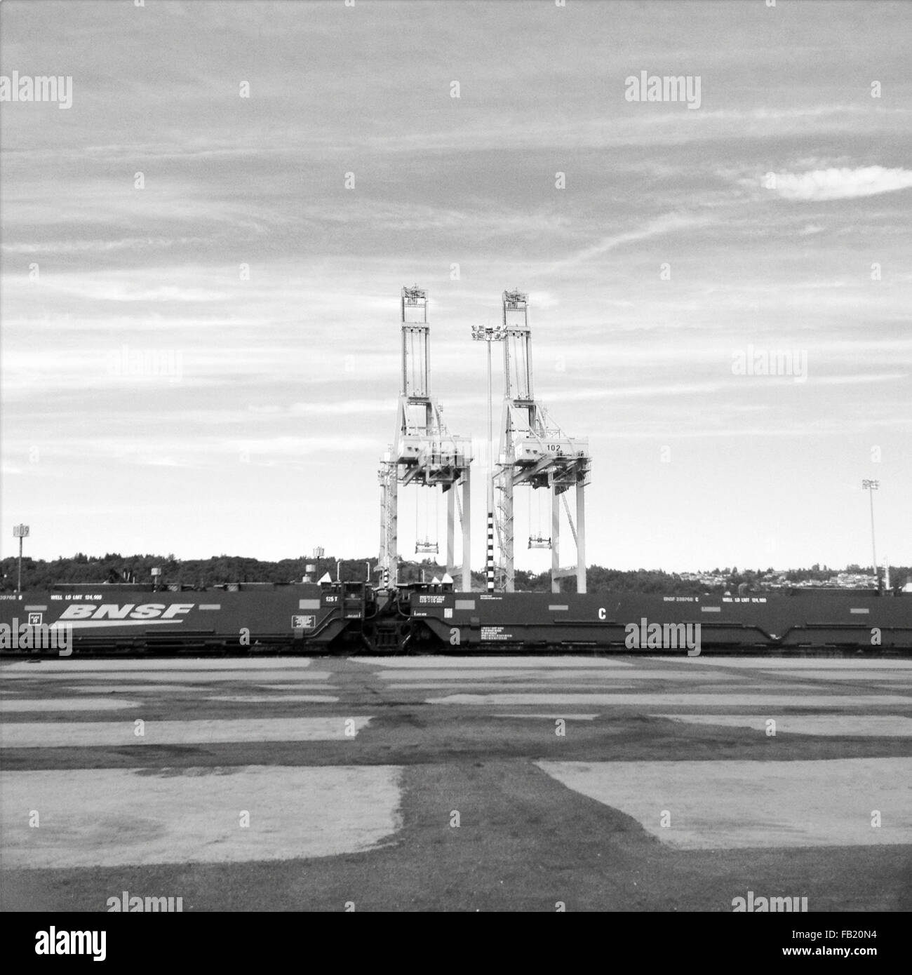 Shipping landscape Black and White Stock Photos & Images - Alamy