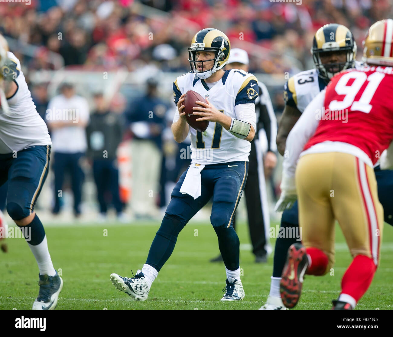 December 3, 2016: St. Louis Rams quarterback Case Keenum (17) in action ...