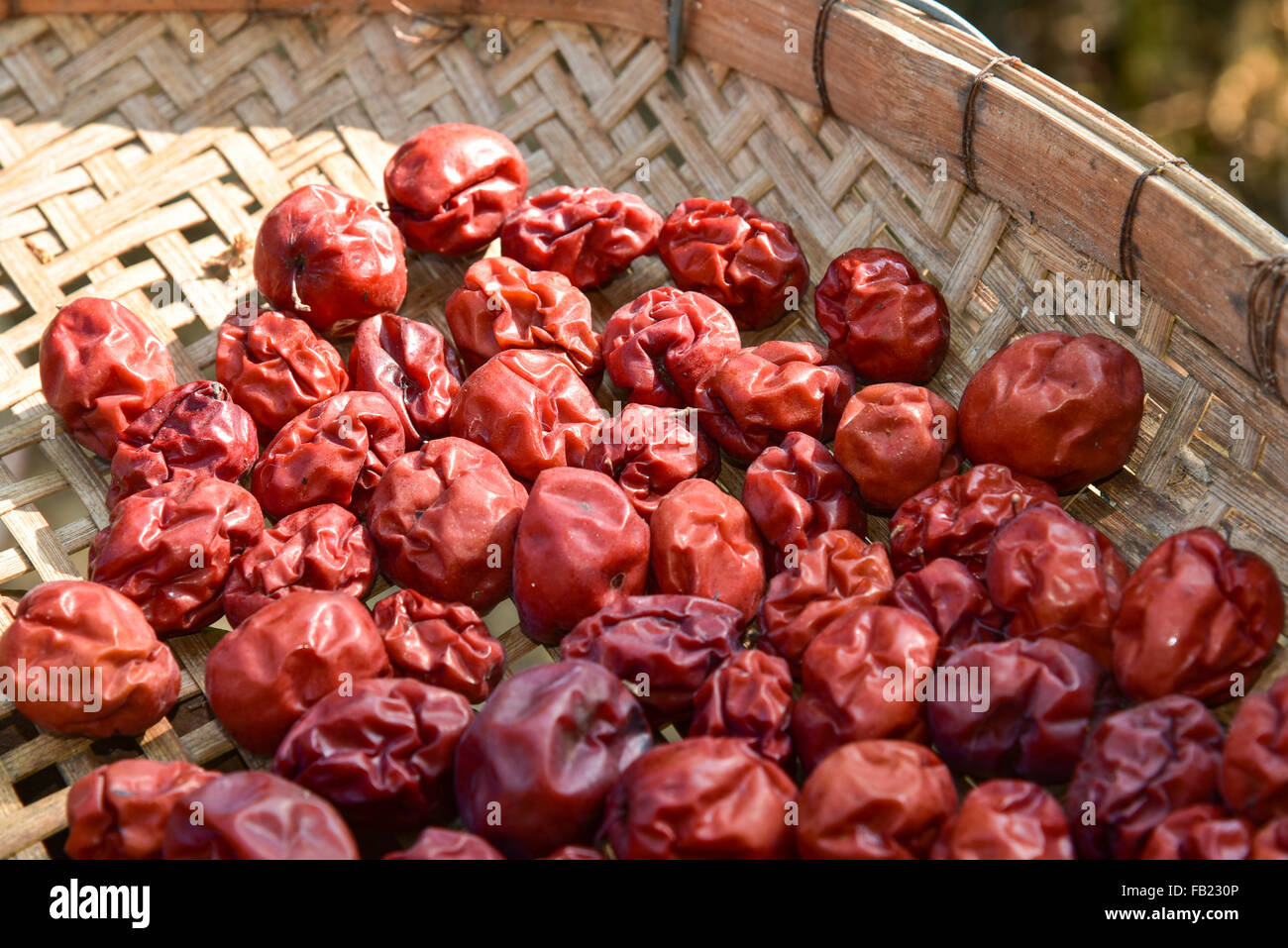 Dried red date or Chinese jujube Stock Photo - Alamy