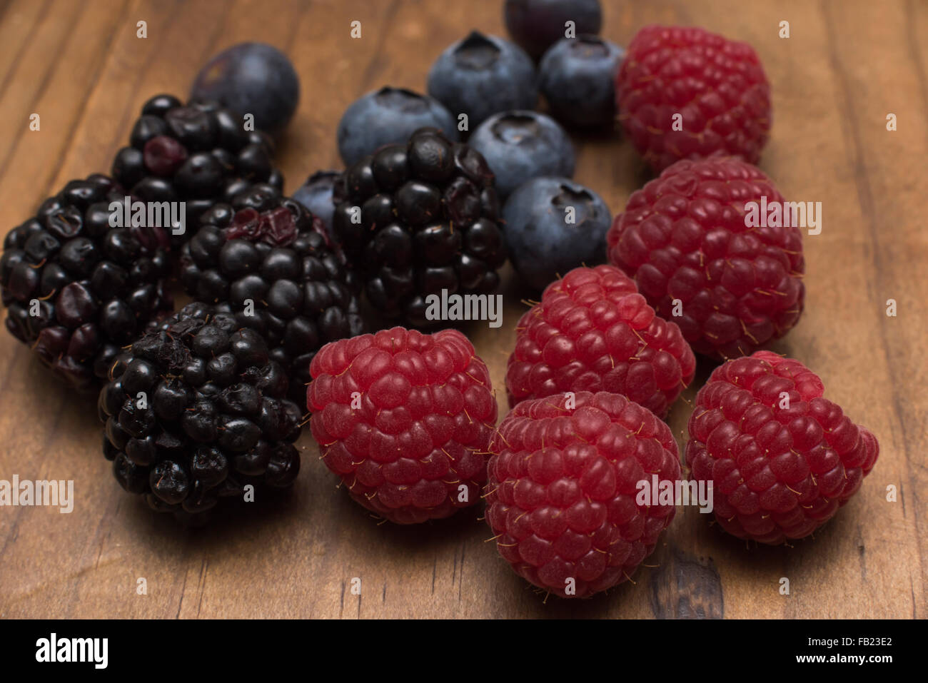 Fresh Mixed Berries (Blackberry, Raspberry, Blueberry Stock Photo - Alamy