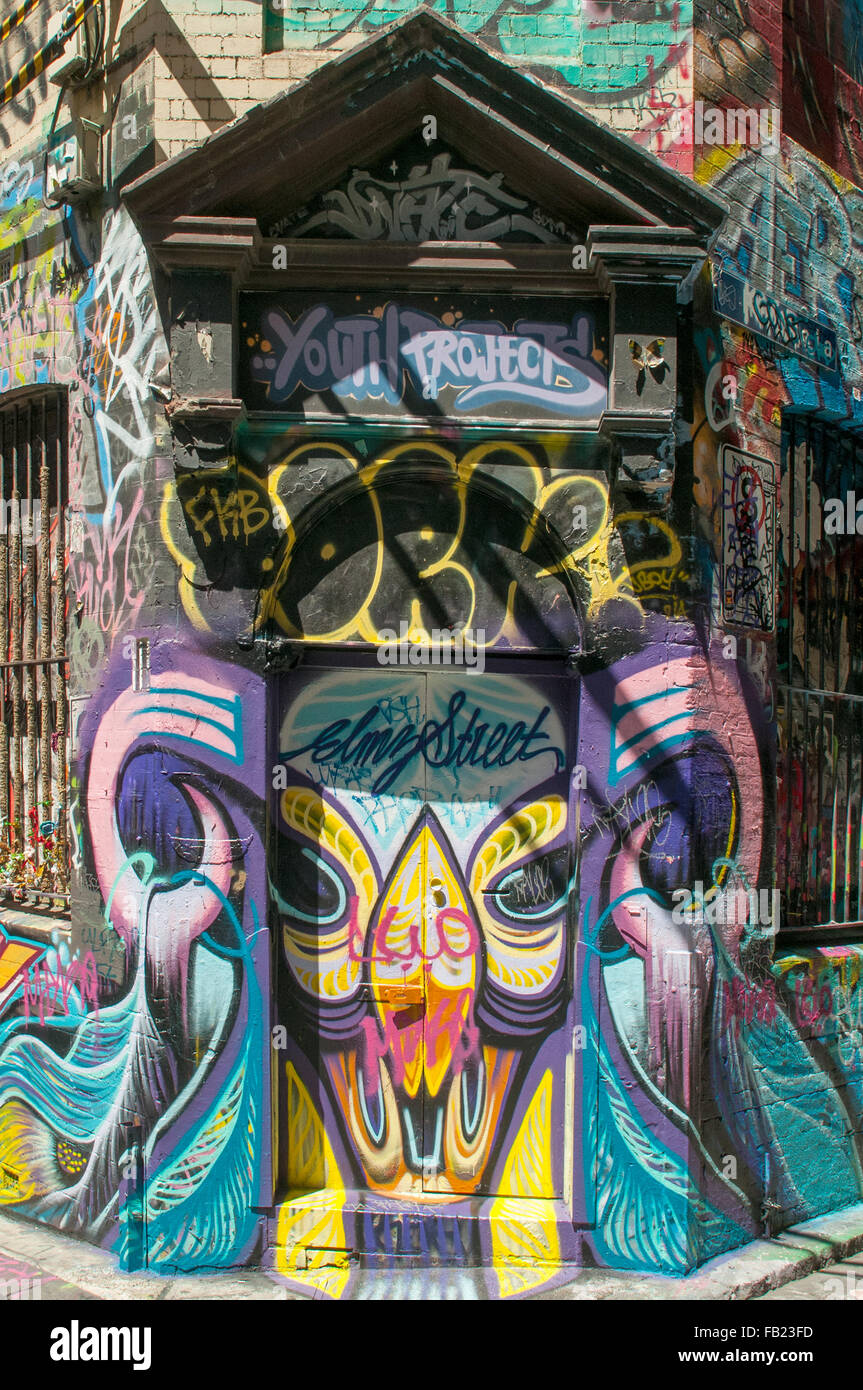 Melbourne graffiti hi-res stock photography and images - Alamy